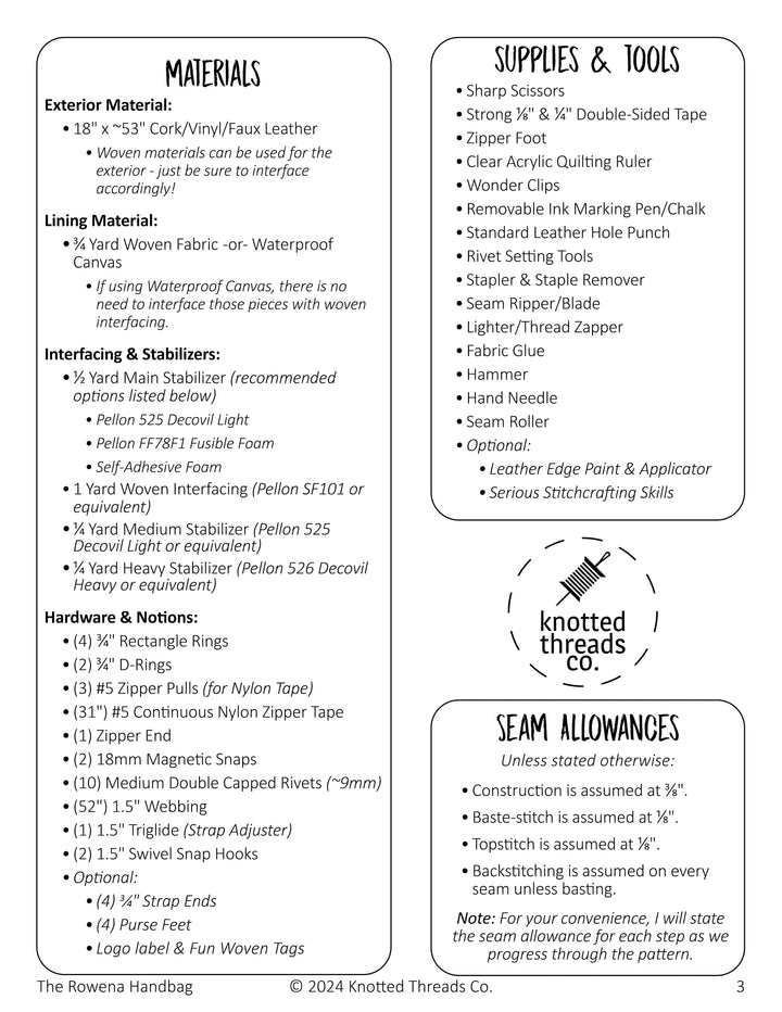 PDF Patterns – Knotted Threads Co., LLC